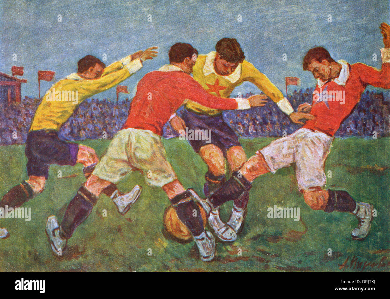 Football 1930s footballers thirties hi-res stock photography and images ...