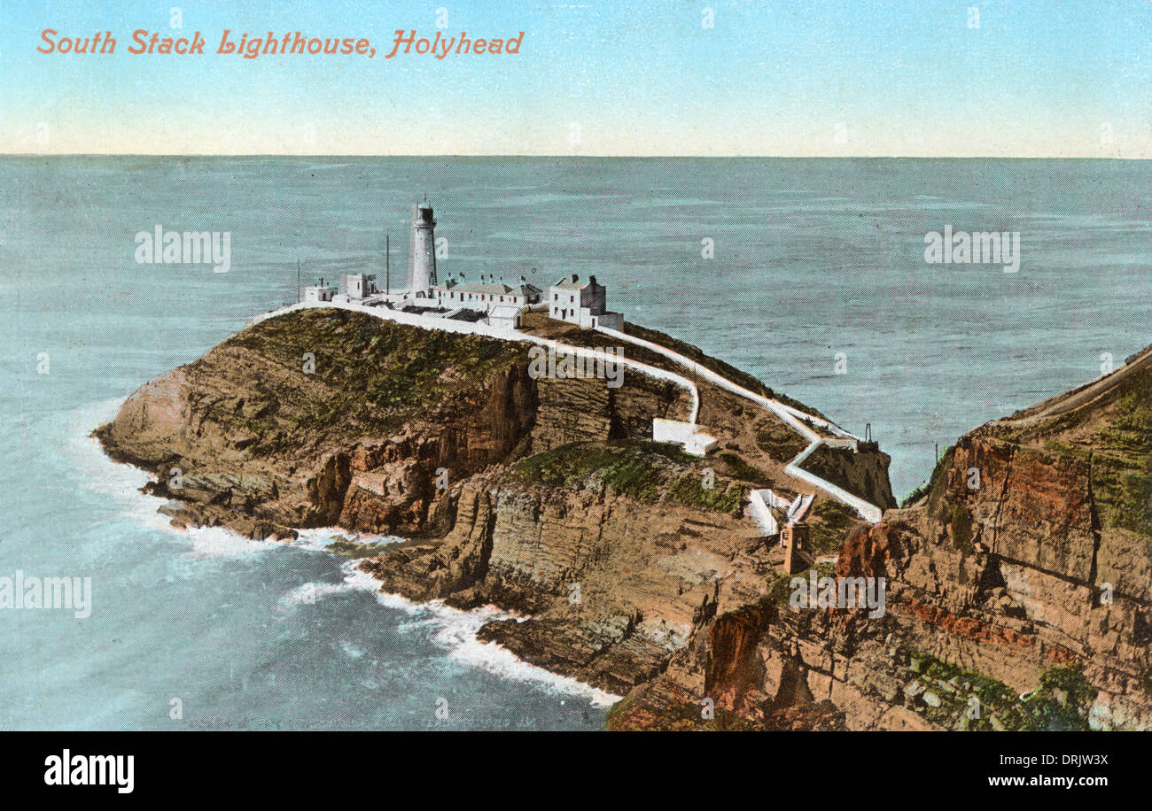 South Stack Lighthouse - Holyhead Stock Photo - Alamy