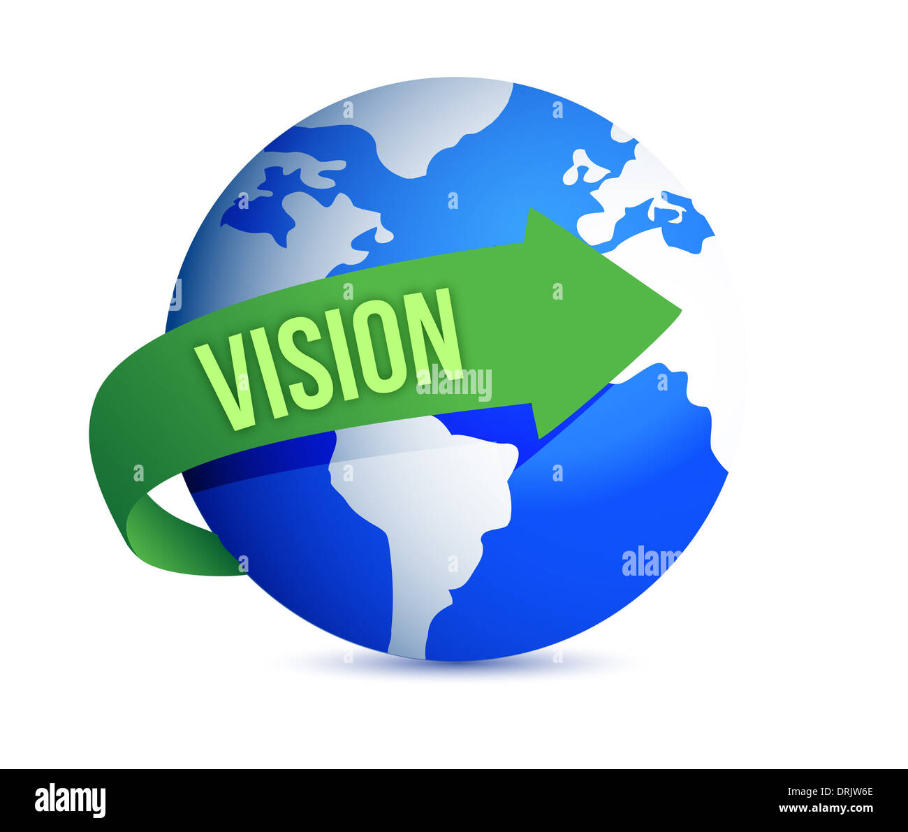Vision globe Stock Photo - Alamy