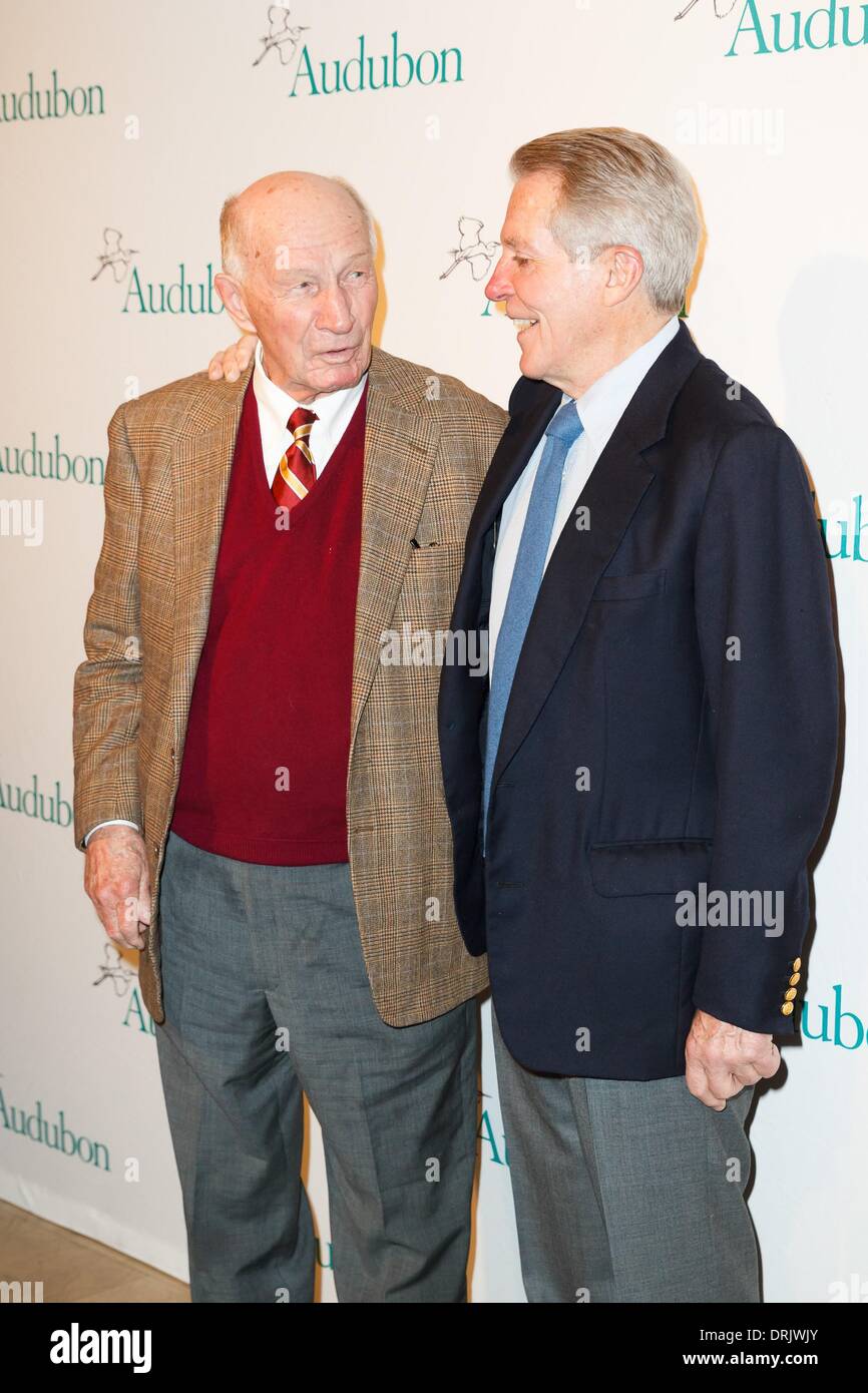 New York, NY, USA. 27th Jan, 2014. Richard Jenrette, Dan W. Lufkin at ...