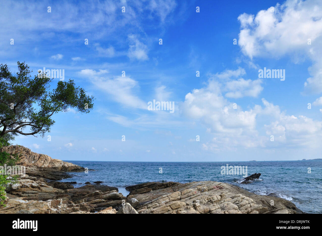 Beach and sea Stock Photo - Alamy