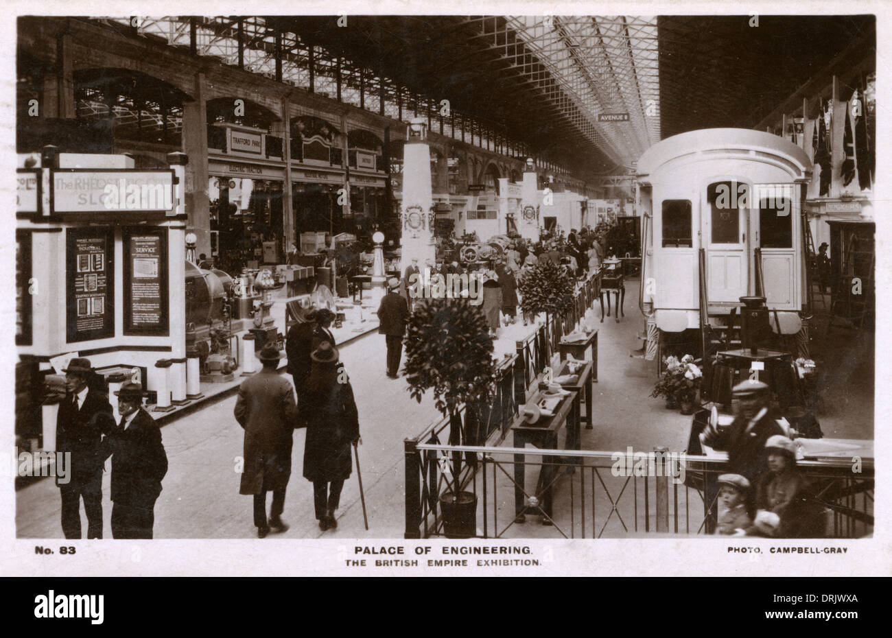 British Empire Exhibition - Palace of Engineering Stock Photo - Alamy