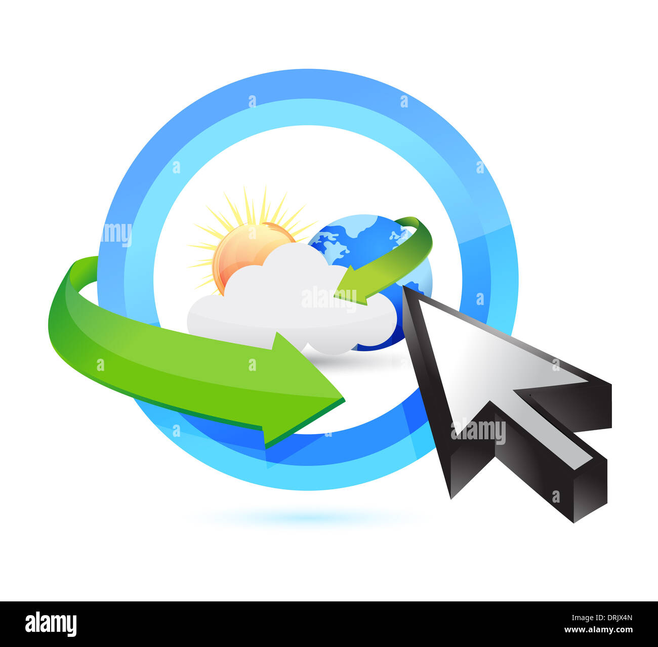 Stylized sunburst design Cut Out Stock Images & Pictures - Alamy