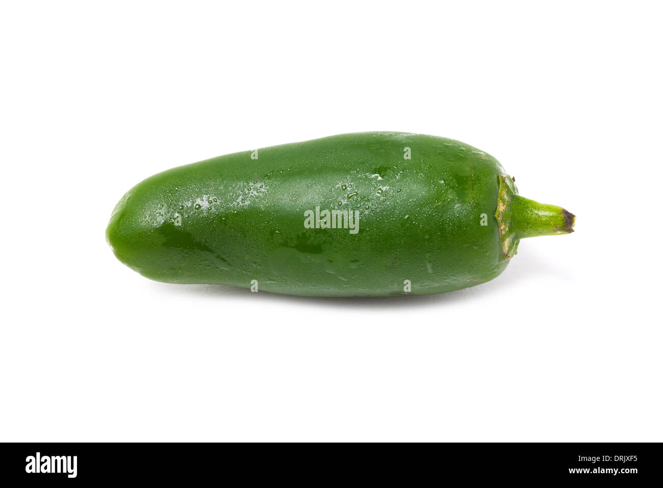 Green ripe pepper on Cut Out Stock Images & Pictures - Alamy