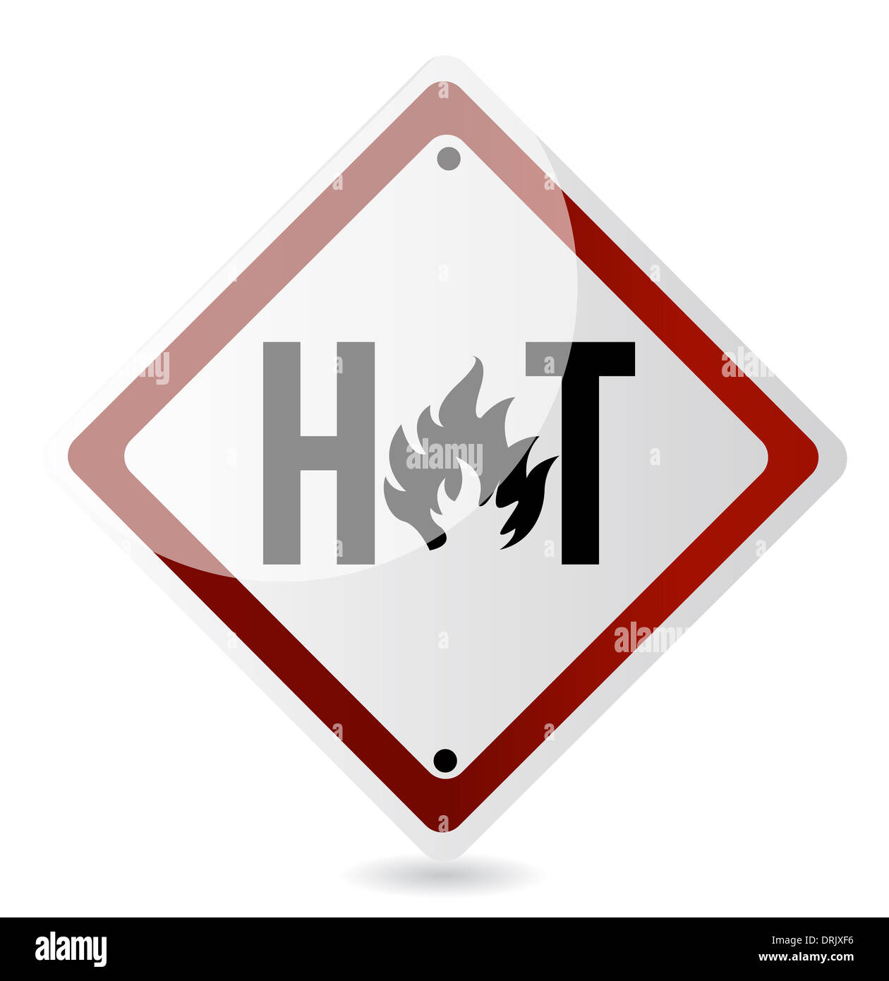 Hot sign illustration design over a white background Stock Photo - Alamy