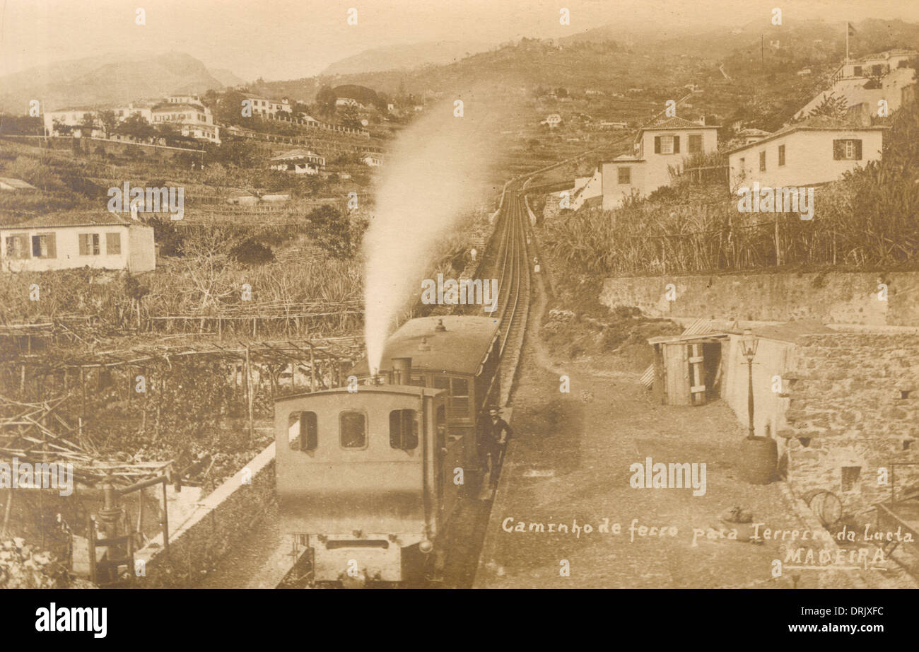 Funicular Cog Railway - Madeira, Portugal Stock Photo - Alamy