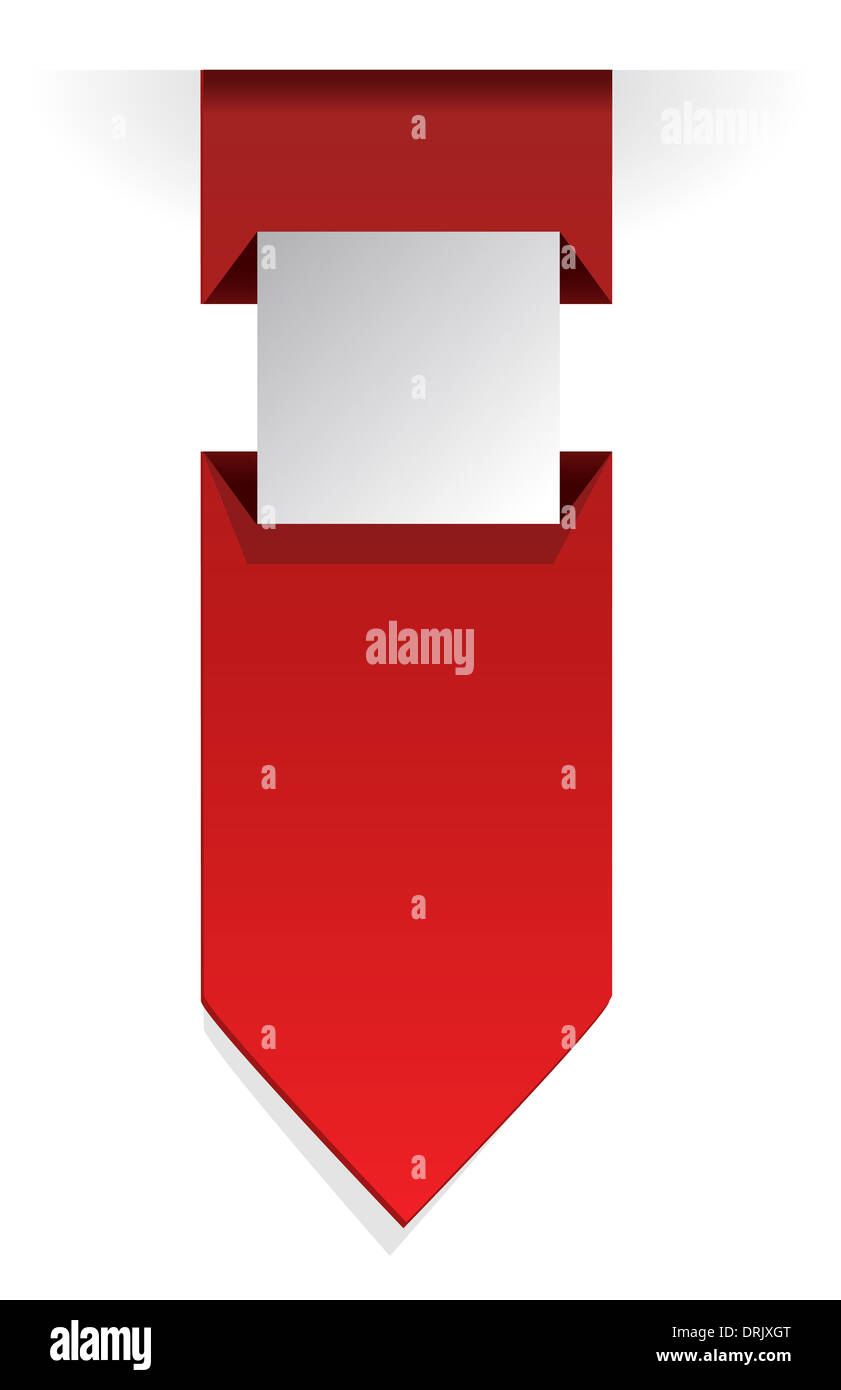 Label folded banner Stock Photo - Alamy