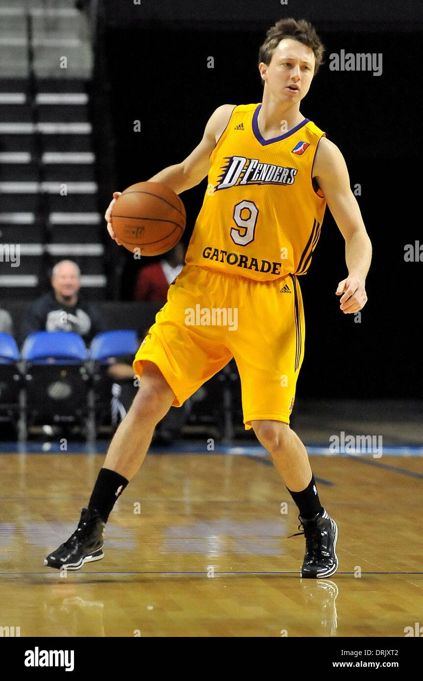 January 27 2014 Ontario, CA.Josh Magette #9 of the D-Fenders during the ...