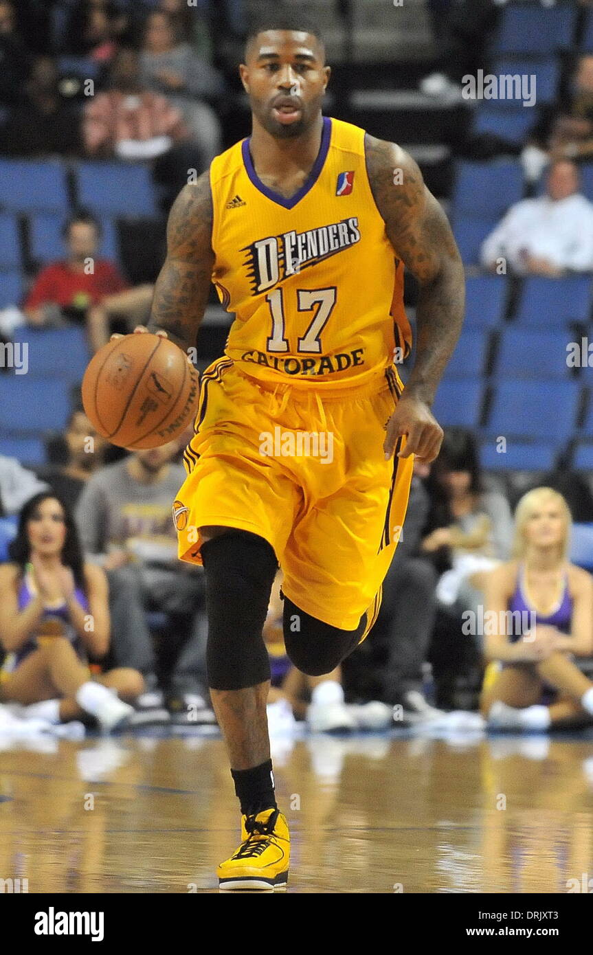 January 27 2014 Ontario, CA.Terrence Williams #17 of the D-Fenders ...