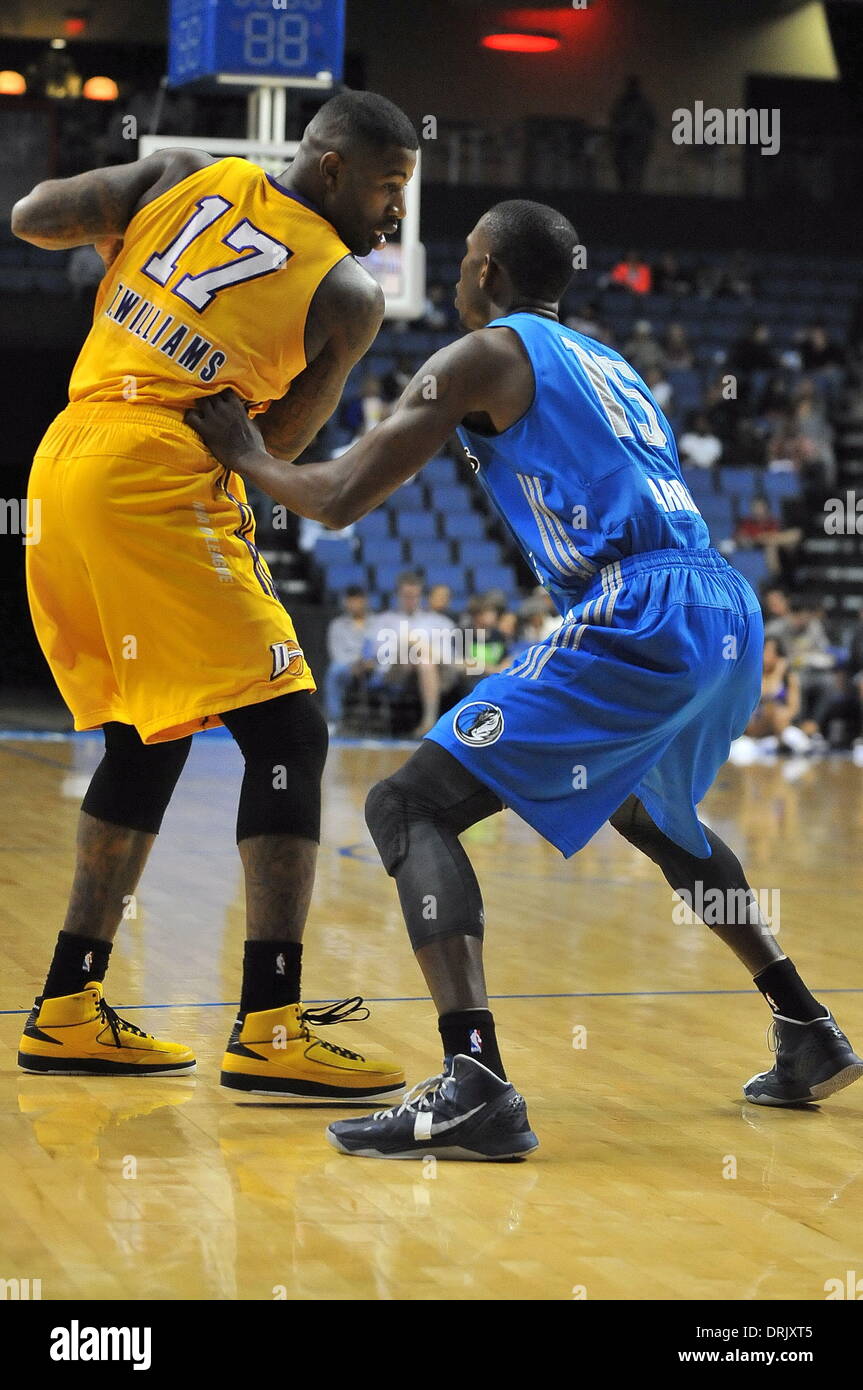 January 27 2014 Ontario, CA.Terrance Williams #17 of the D-Fenders is ...
