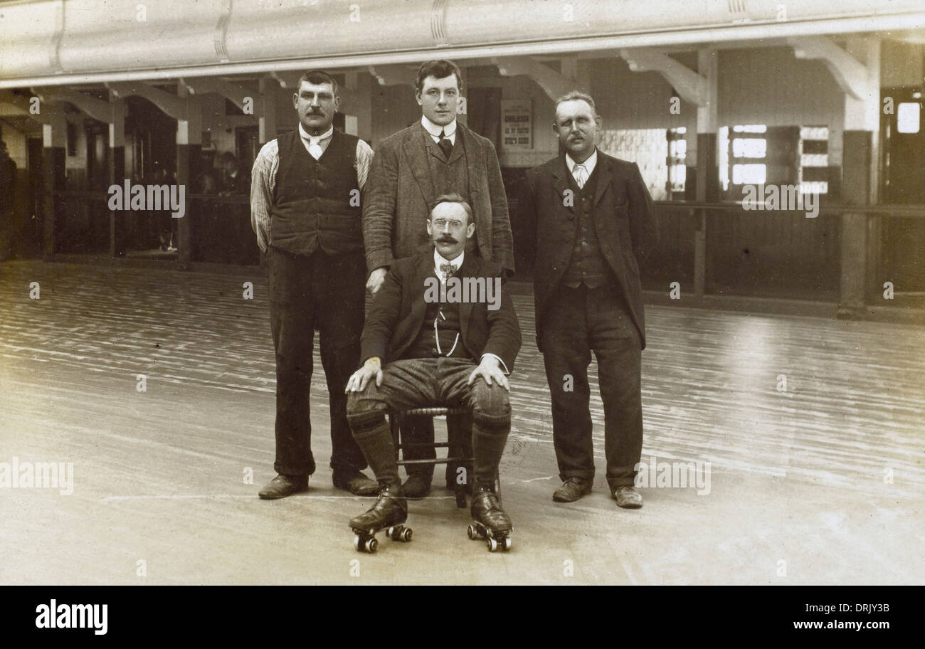Owner and Staff of a Rollerskating rink Stock Photo - Alamy