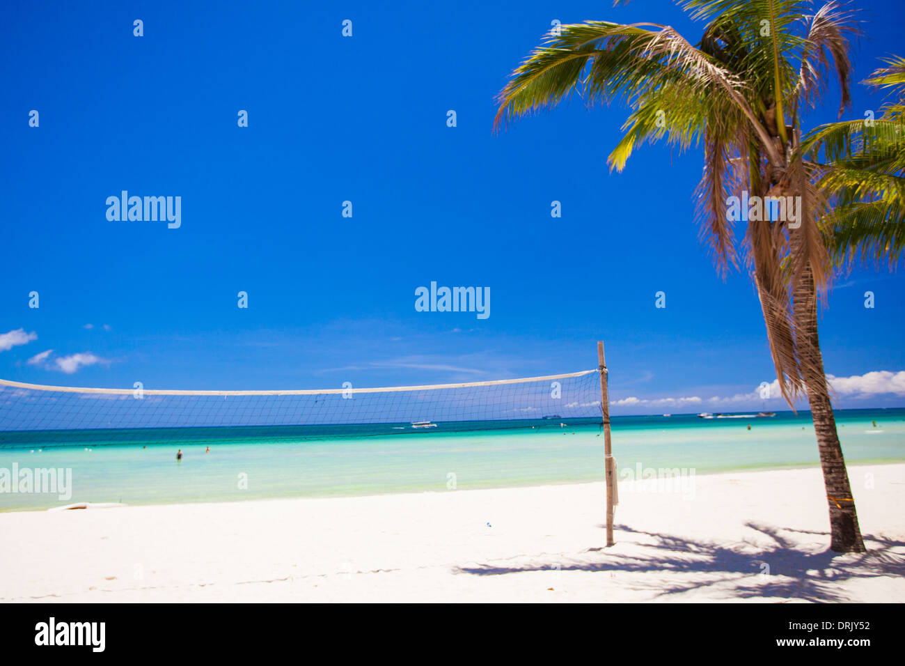 Perfect tropical beach with turquoise water and white sand Stock Photo ...