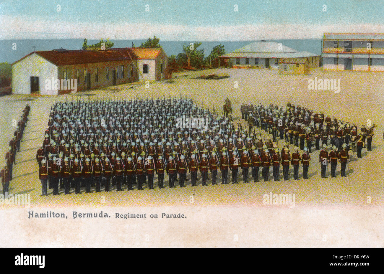 Hamilton, Bermuda - Regiment on Parade Stock Photo - Alamy