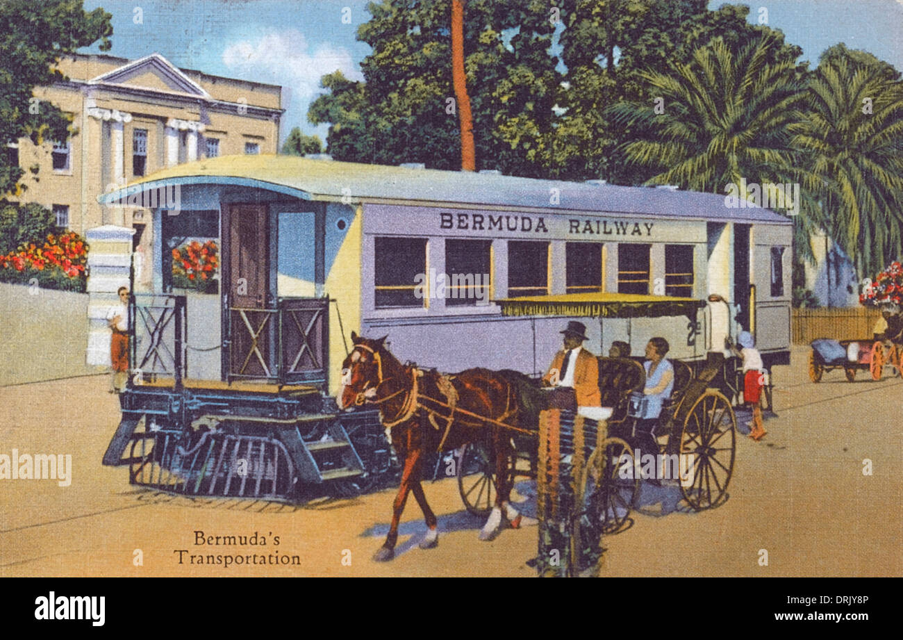 Bermuda island bus hi-res stock photography and images - Alamy