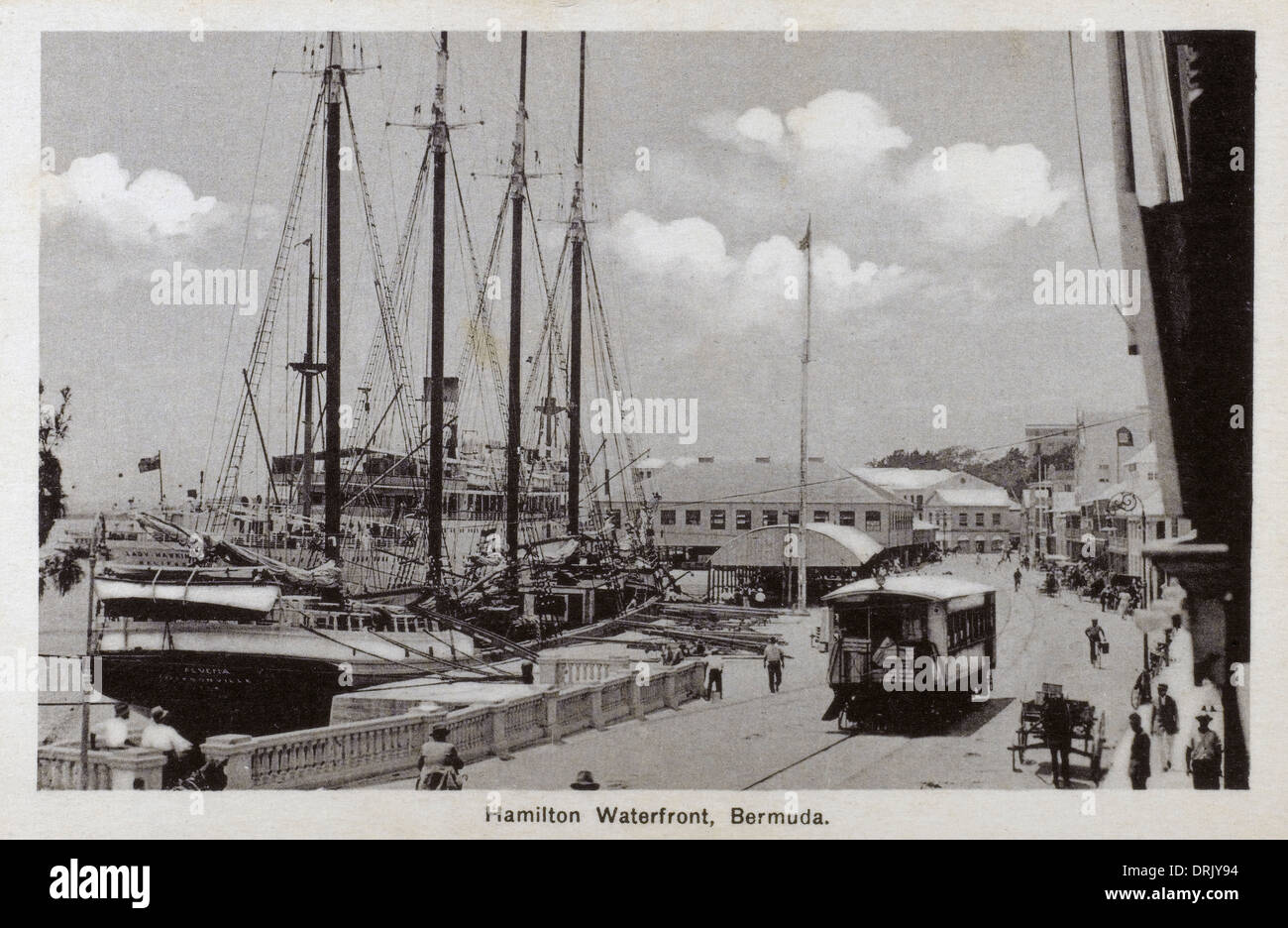 Hamilton Waterfront, Bermuda Stock Photo - Alamy