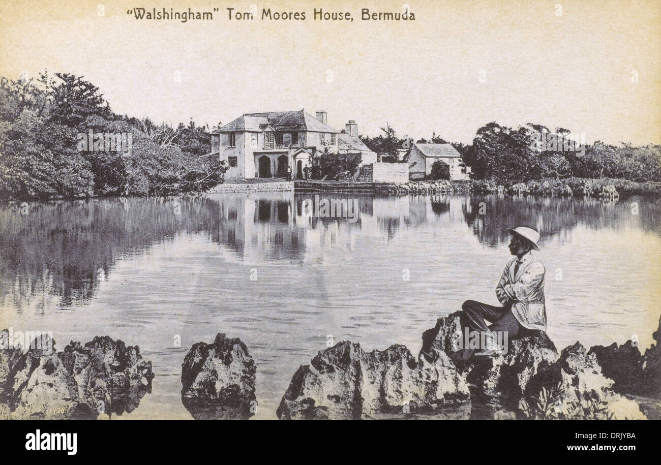 Walshingham, Tom Moore's House, Bermuda Stock Photo - Alamy