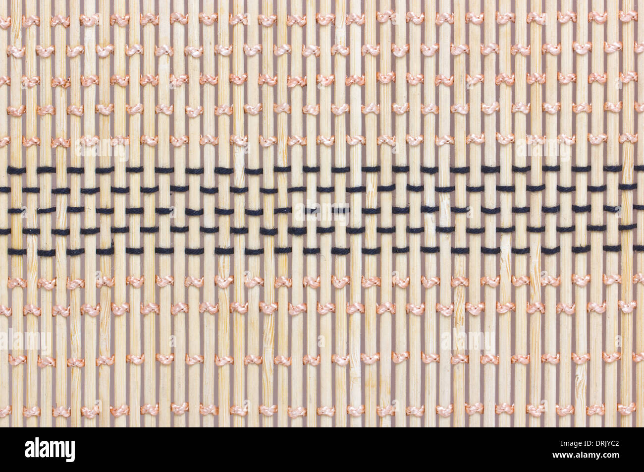 Wood weaved pattern background Stock Photo - Alamy