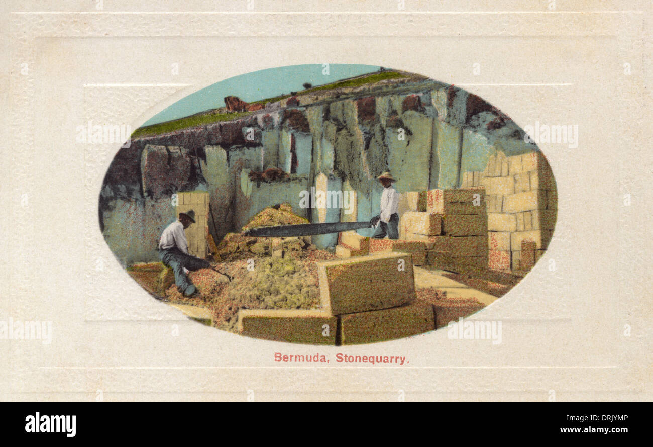 Stone Quarry, Bermuda Stock Photo - Alamy