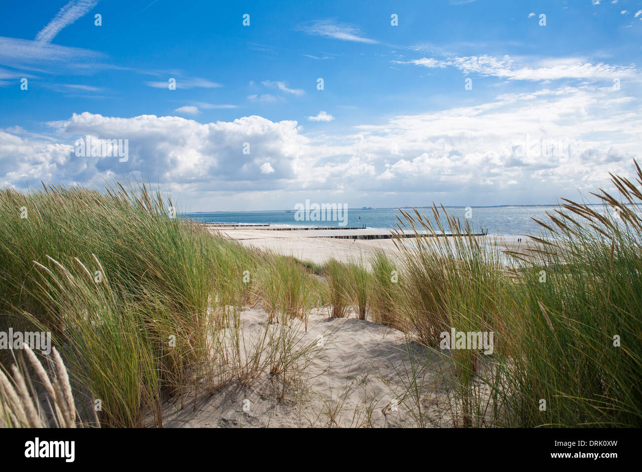 Sandy beach. Cadzand Zeeland, Netherlands Stock Photo - Alamy