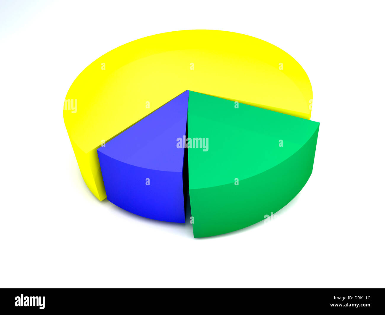 business statistics graph, 3d render Stock Photo - Alamy
