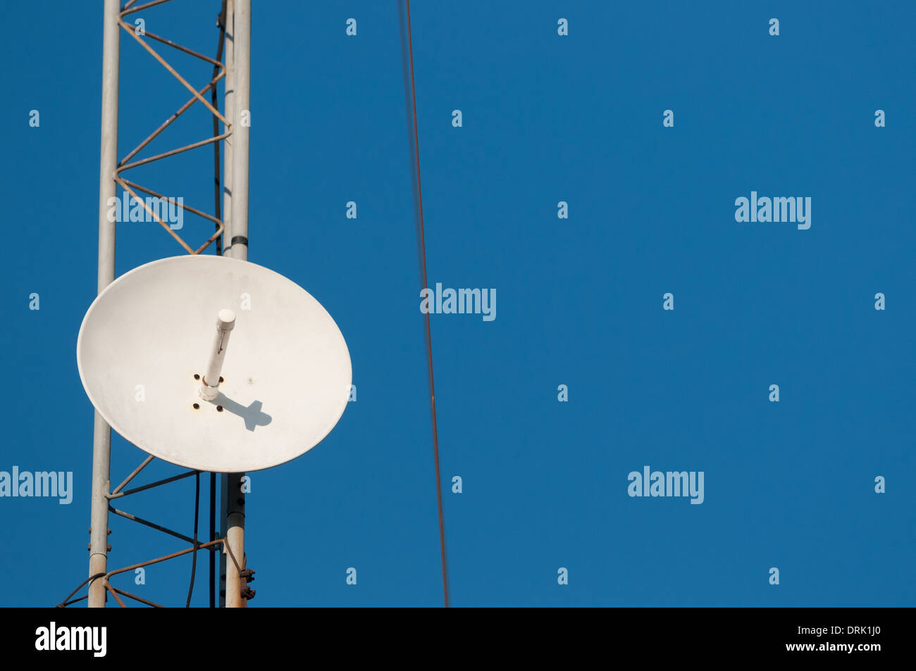 Small white satellite dish attached hi-res stock photography and images ...