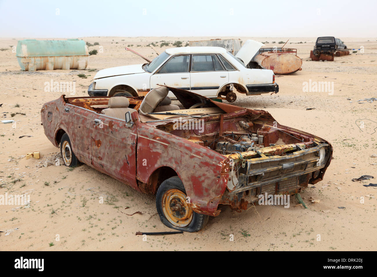 Abandoned Cars In Desert