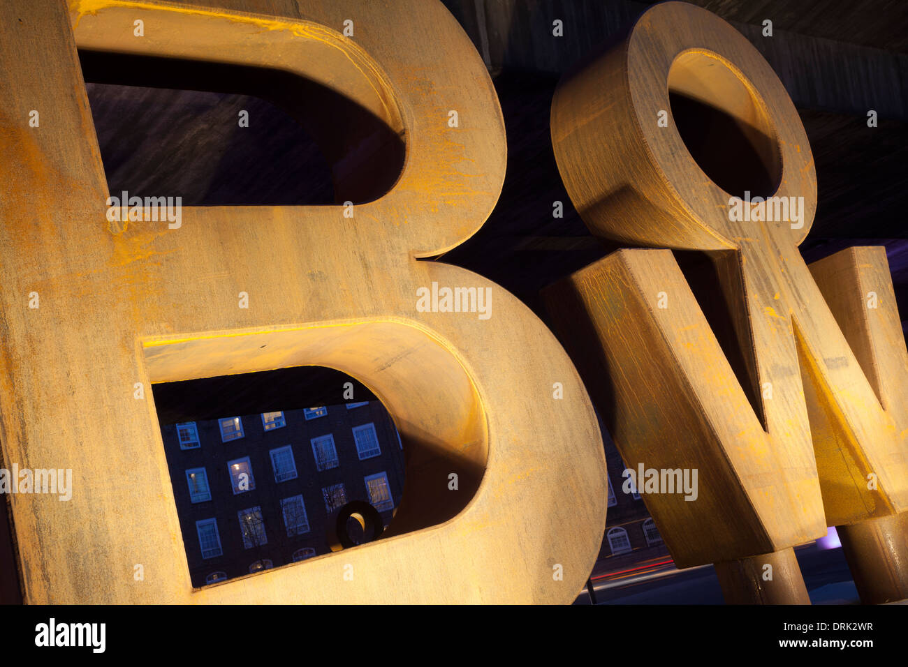 Art installation on the Bow Roundabout in London Stock Photo - Alamy