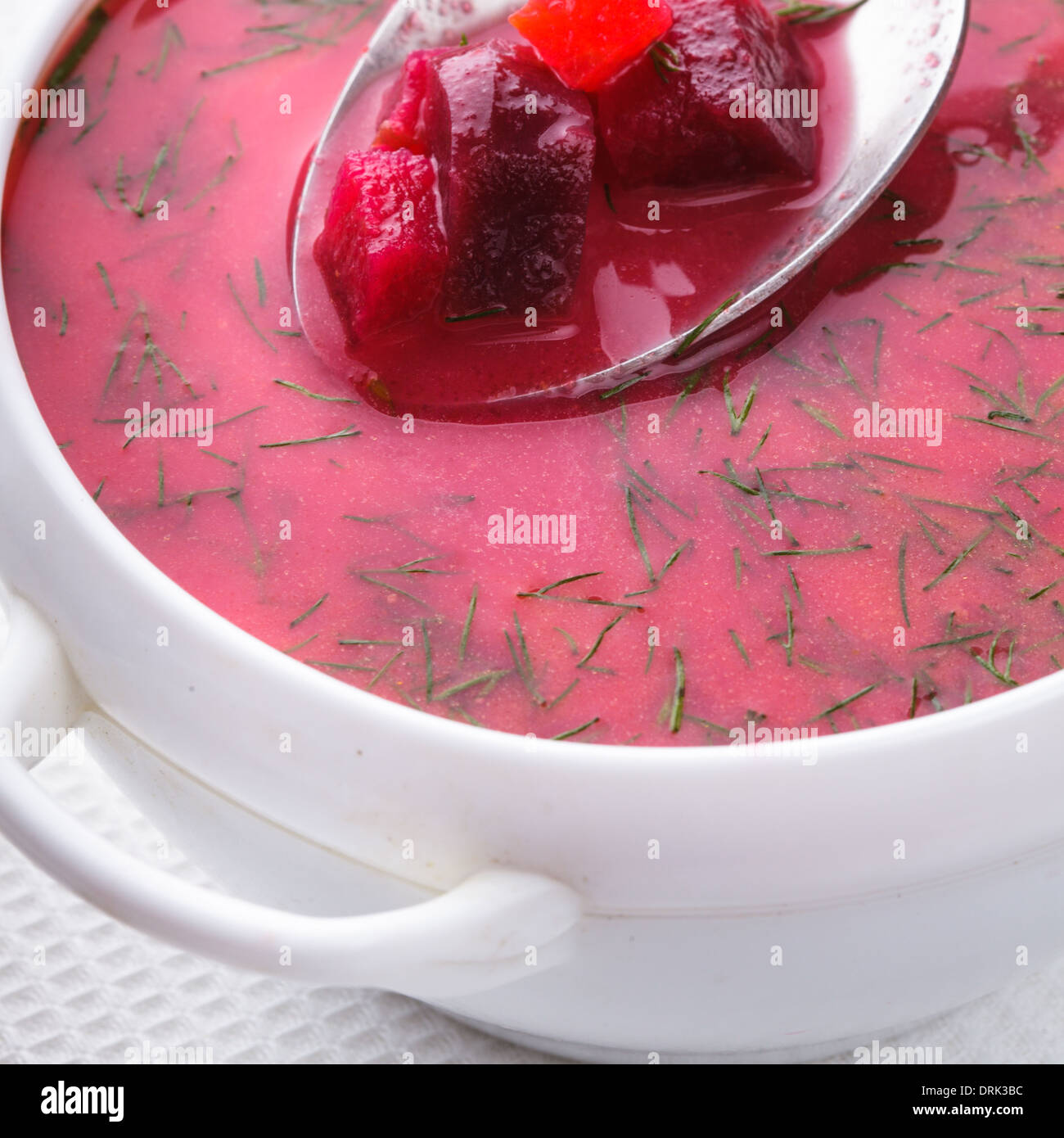 Latvian cold beet soup hi-res stock photography and images - Alamy