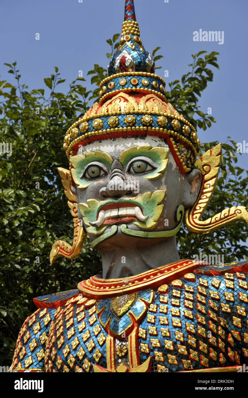 Mythical figure at the wat chak Yai buddha park in Phliu, chantaburi ...