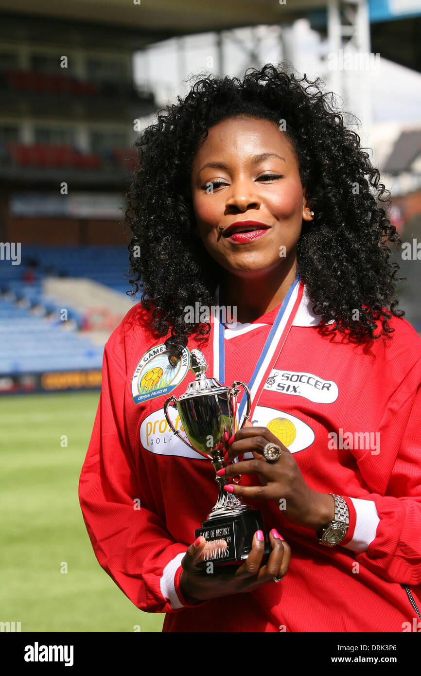 British singer and MOBO winner Kele Le Roc at Red Card anti knife ...