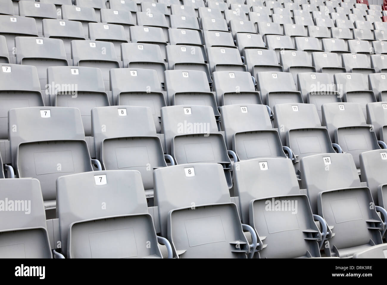 Empty stadium seats in stadium hi-res stock photography and images - Alamy