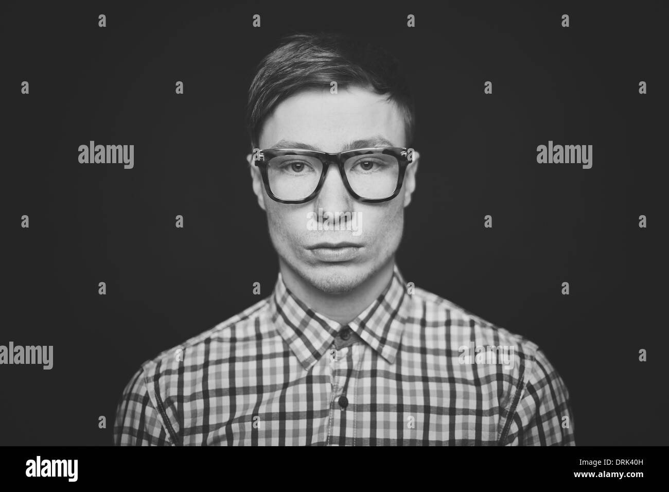 Face eyewear Black and White Stock Photos & Images - Alamy