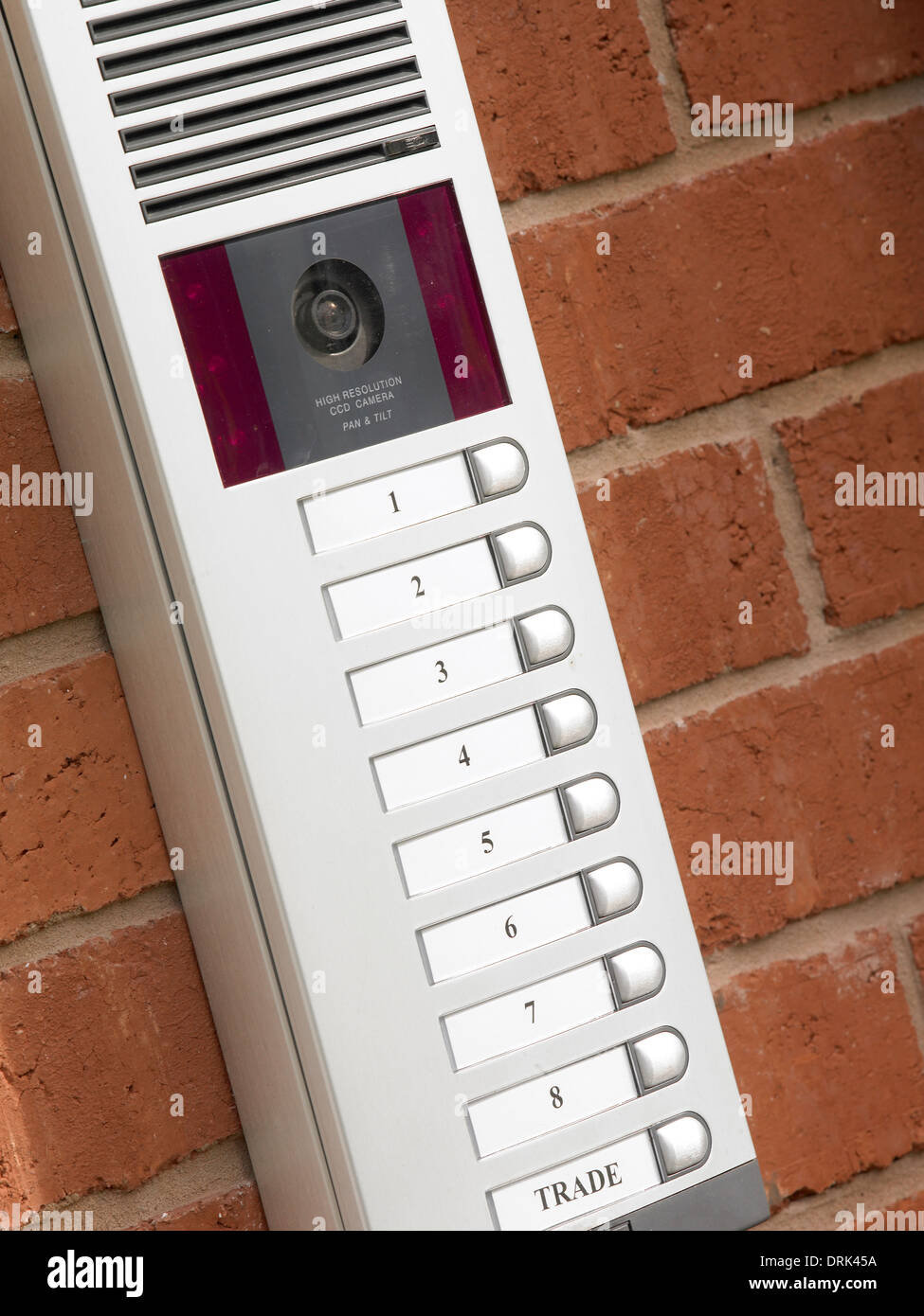 Apartment entry system Stock Photo - Alamy