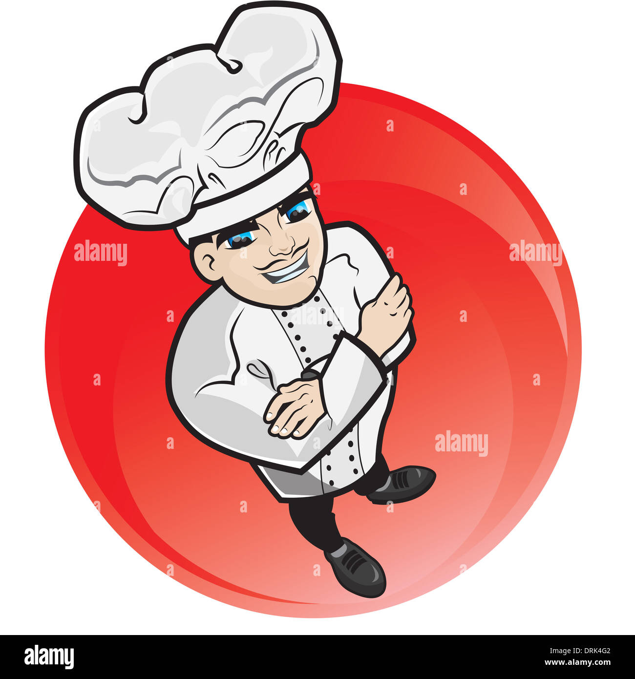This file represents a chef with folded arms Stock Photo - Alamy