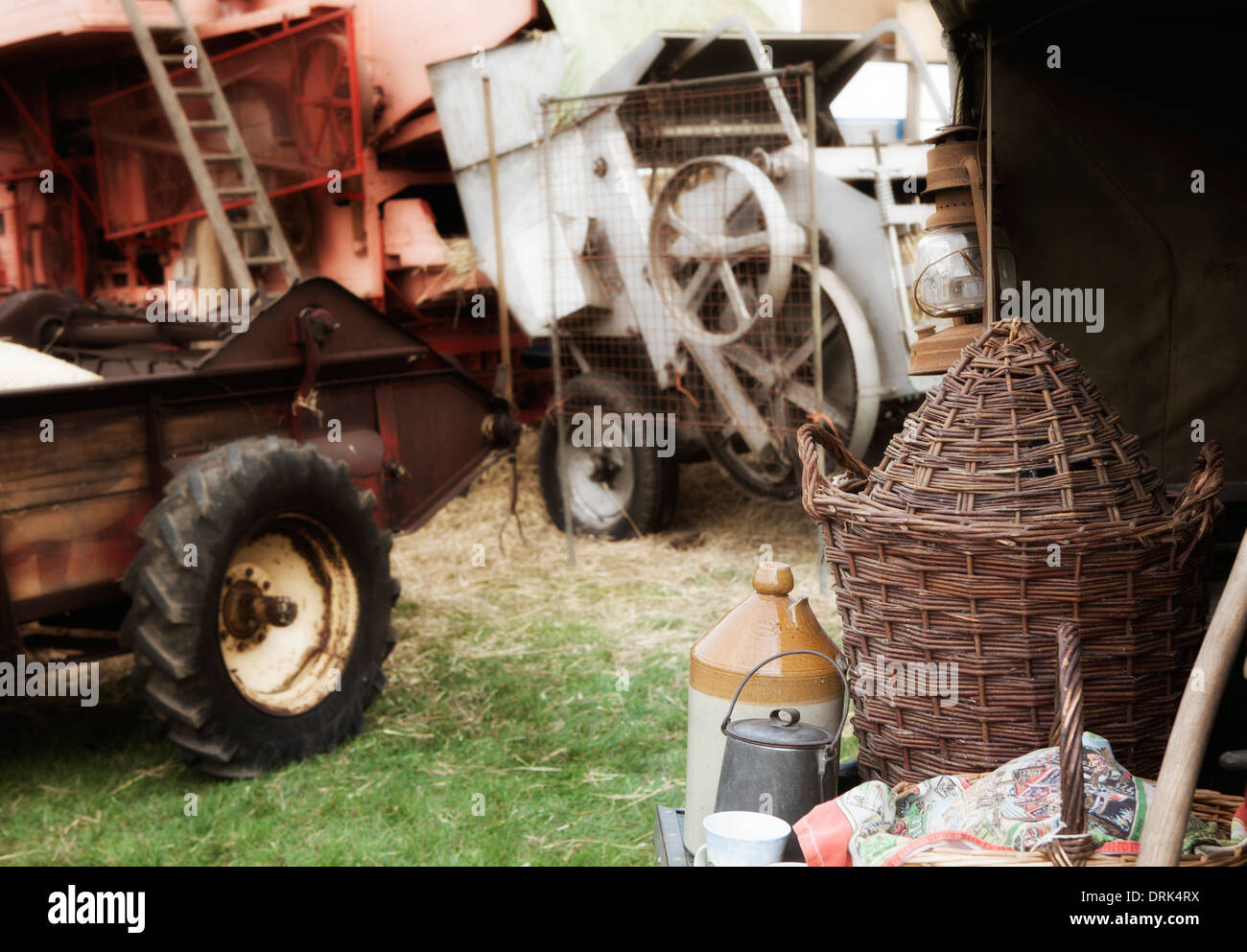 Marshall threshing machine hi-res stock photography and images - Alamy