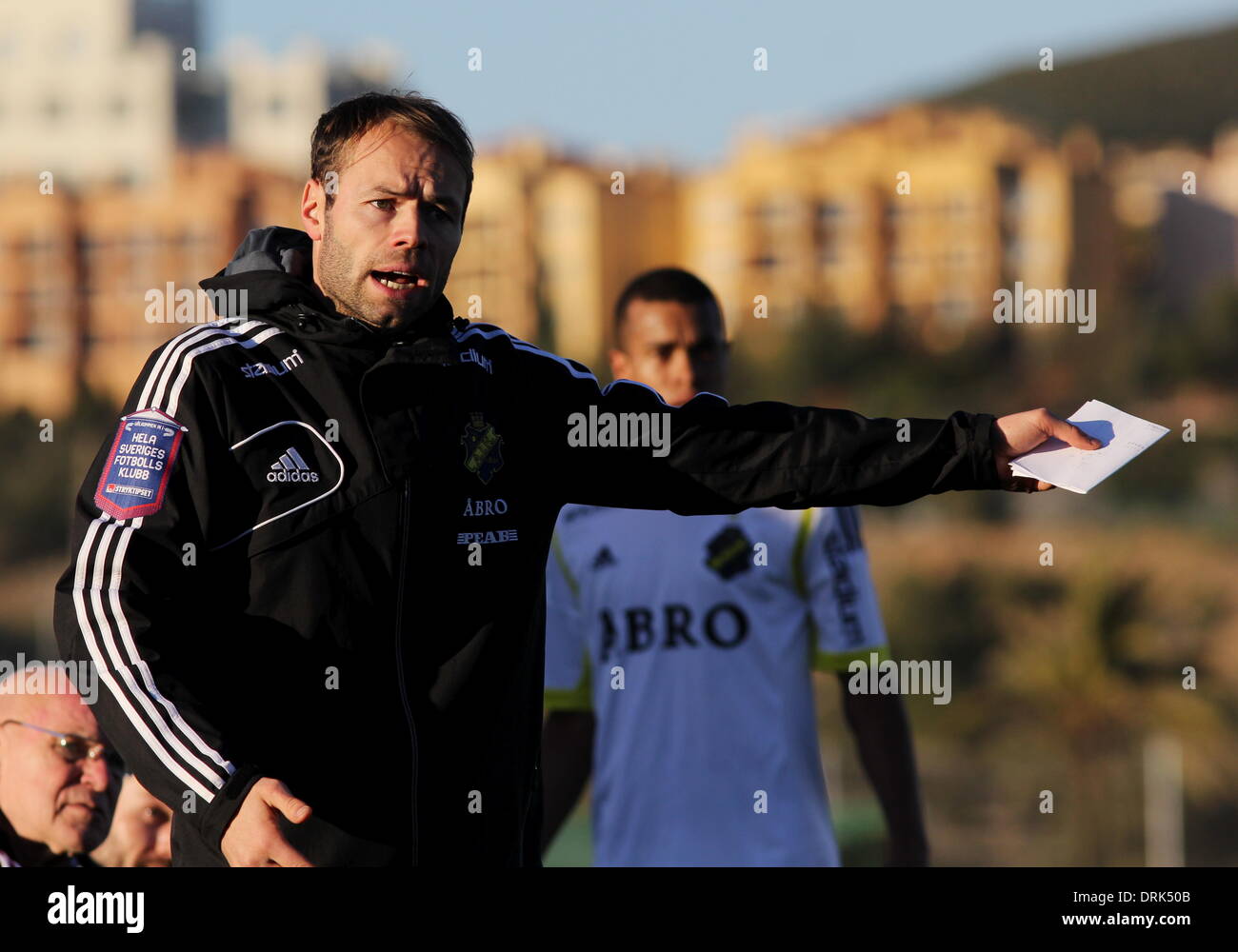 La Manga, Spain. 27th January 2014. AIK v Molde FK Copa Del Sol at La ...