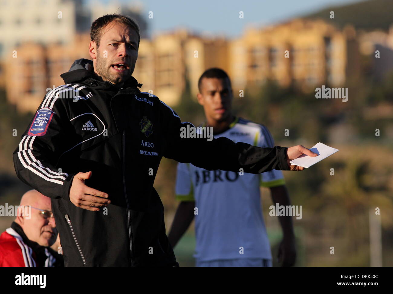 La Manga, Spain. 27th January 2014. AIK v Molde FK Copa Del Sol at La ...