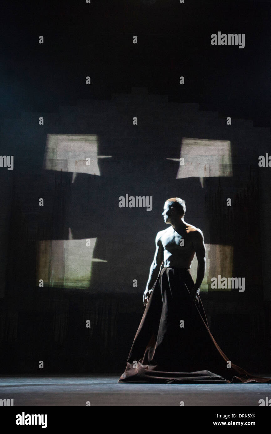 Solo dancer Paul White performs "The Oracle" by Meryl Tankard at the ...