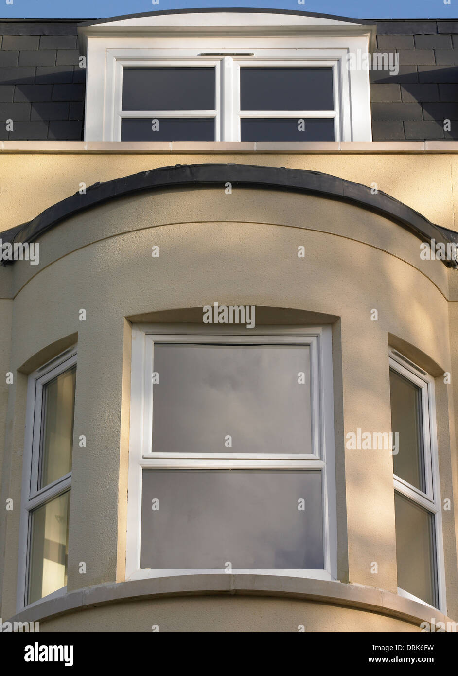 Rounded bay window Stock Photo - Alamy