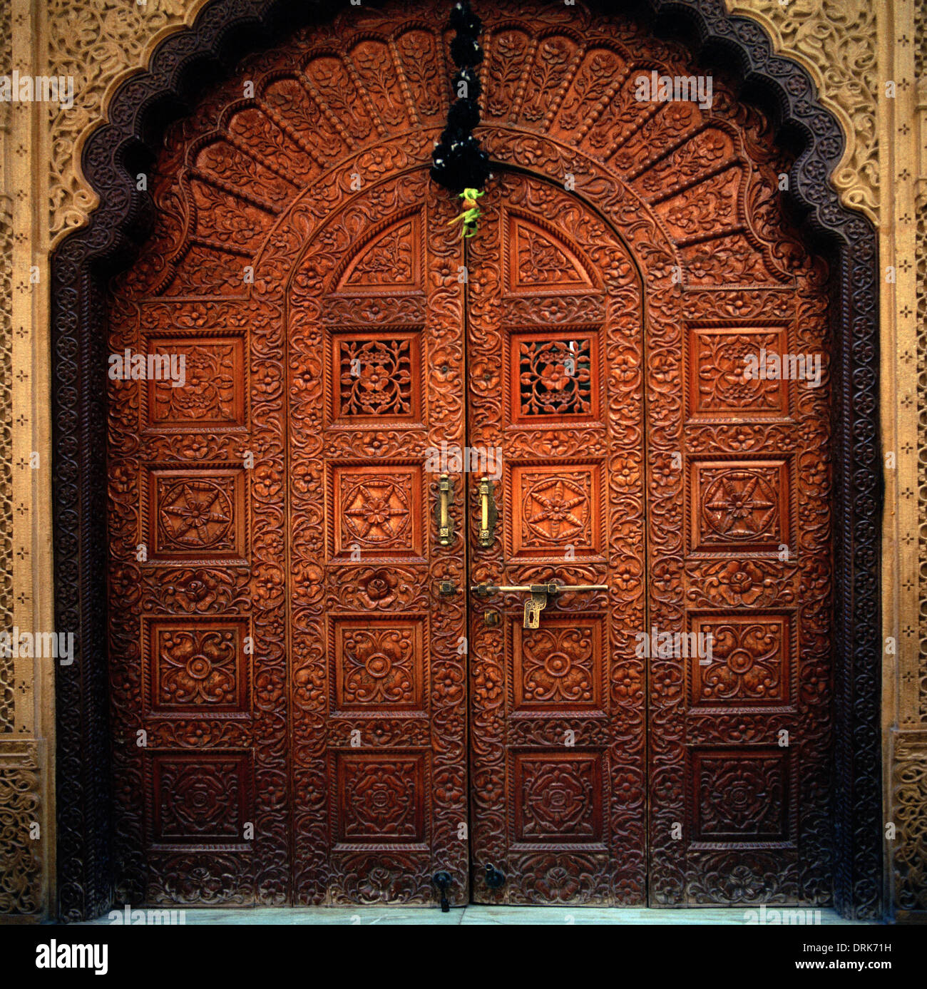 Indian wooden house doors hi-res stock photography and images - Alamy