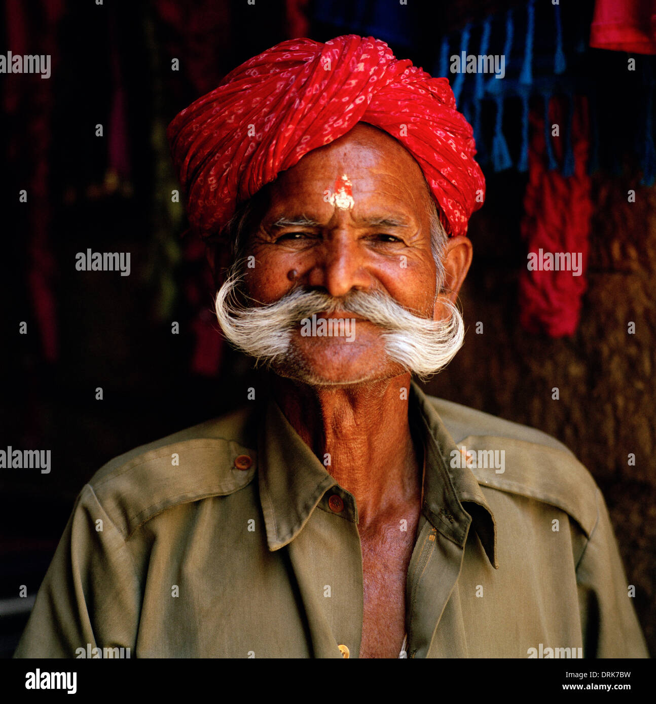 Jain man in Jaisalmer in Rajasthan in India in South Asia. Men Indian ...