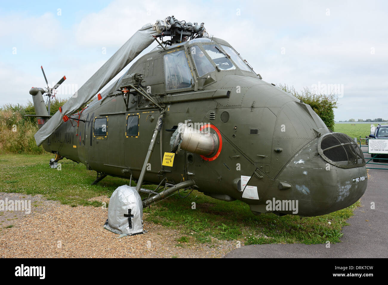 British Army Westland Wessex helicopter preserved at Tangmere Military ...