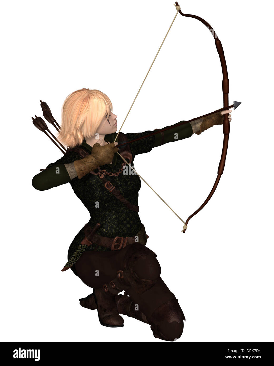 Medieval Girl Archer