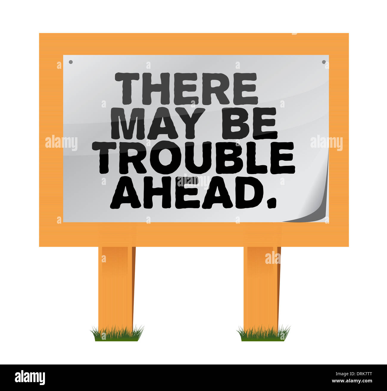 Depression ahead sign Cut Out Stock Images & Pictures - Alamy