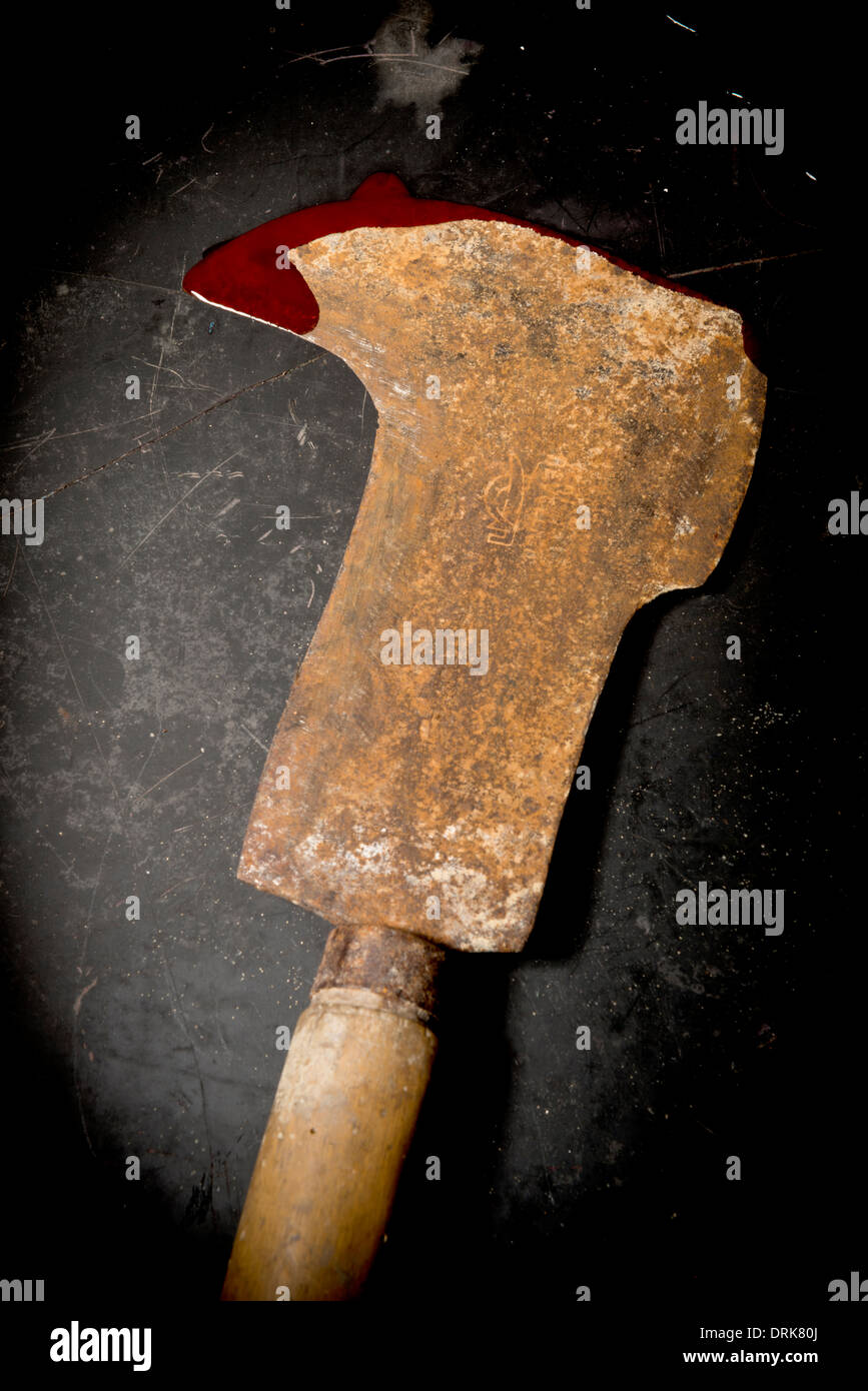 Rusty axe hi-res stock photography and images - Alamy