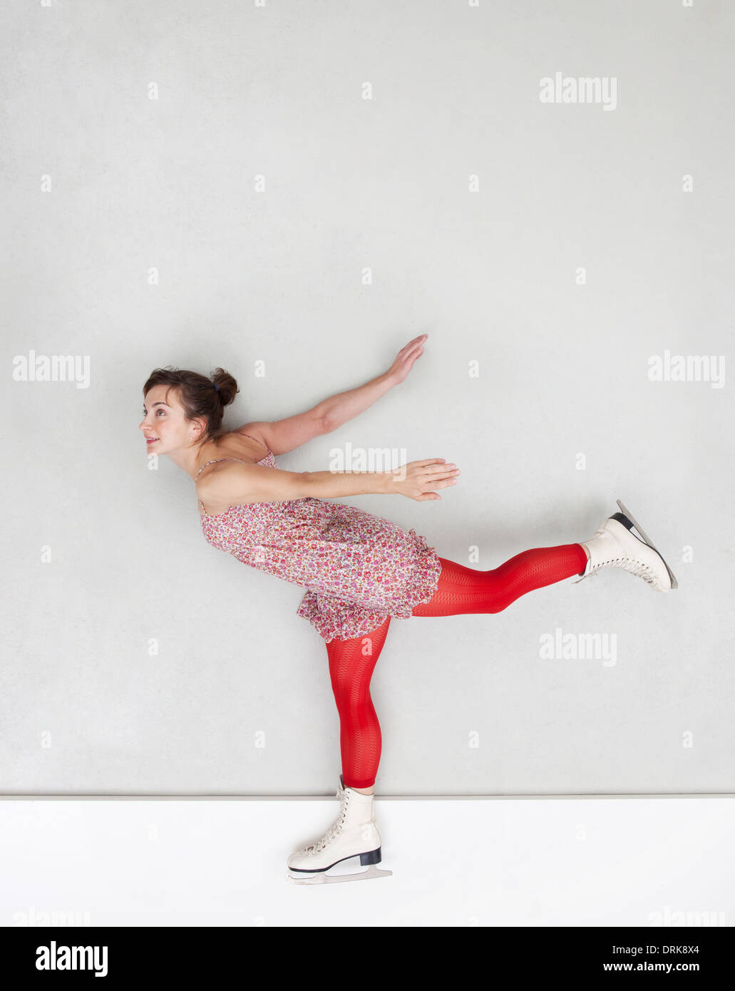 Figure skating woman Stock Photo - Alamy