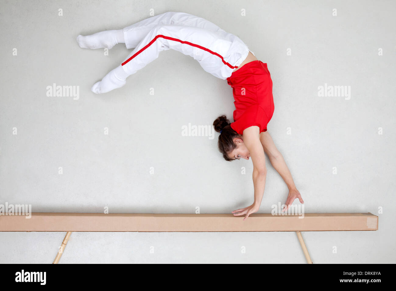 Handstand beam balance hi-res stock photography and images - Alamy