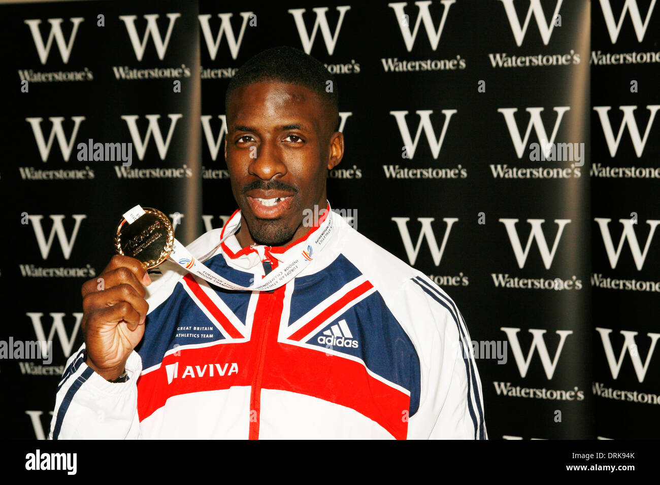 Controversial British sprinter Dwain Chambers at the launch of his book ...