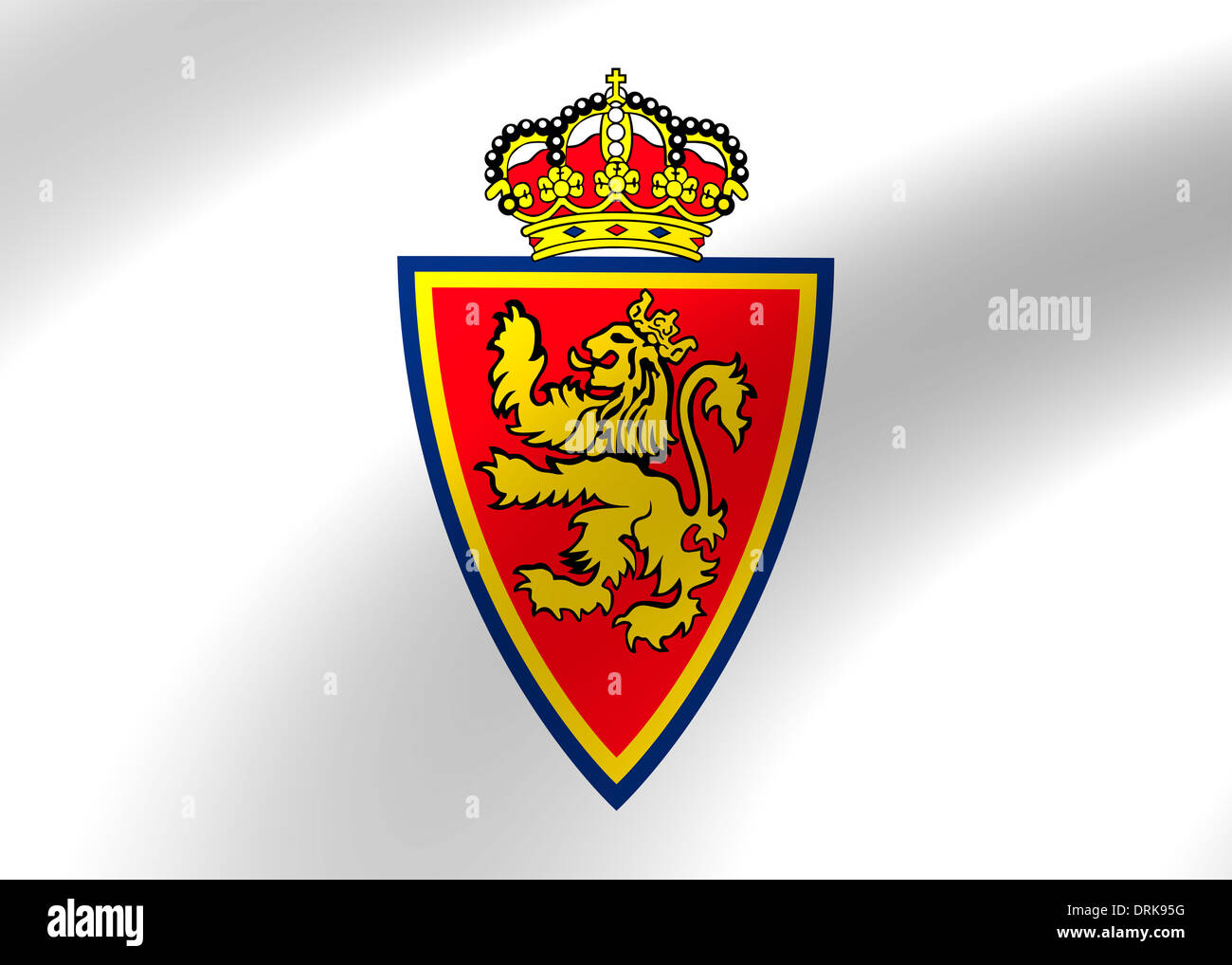 Real Zaragoza logo flag icon emblem symbol Stock Photo - Alamy
