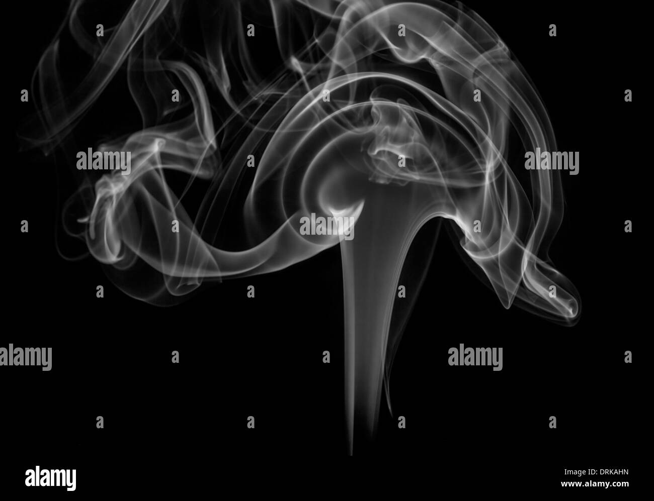 white abstract smoke isolated black background Stock Photo - Alamy